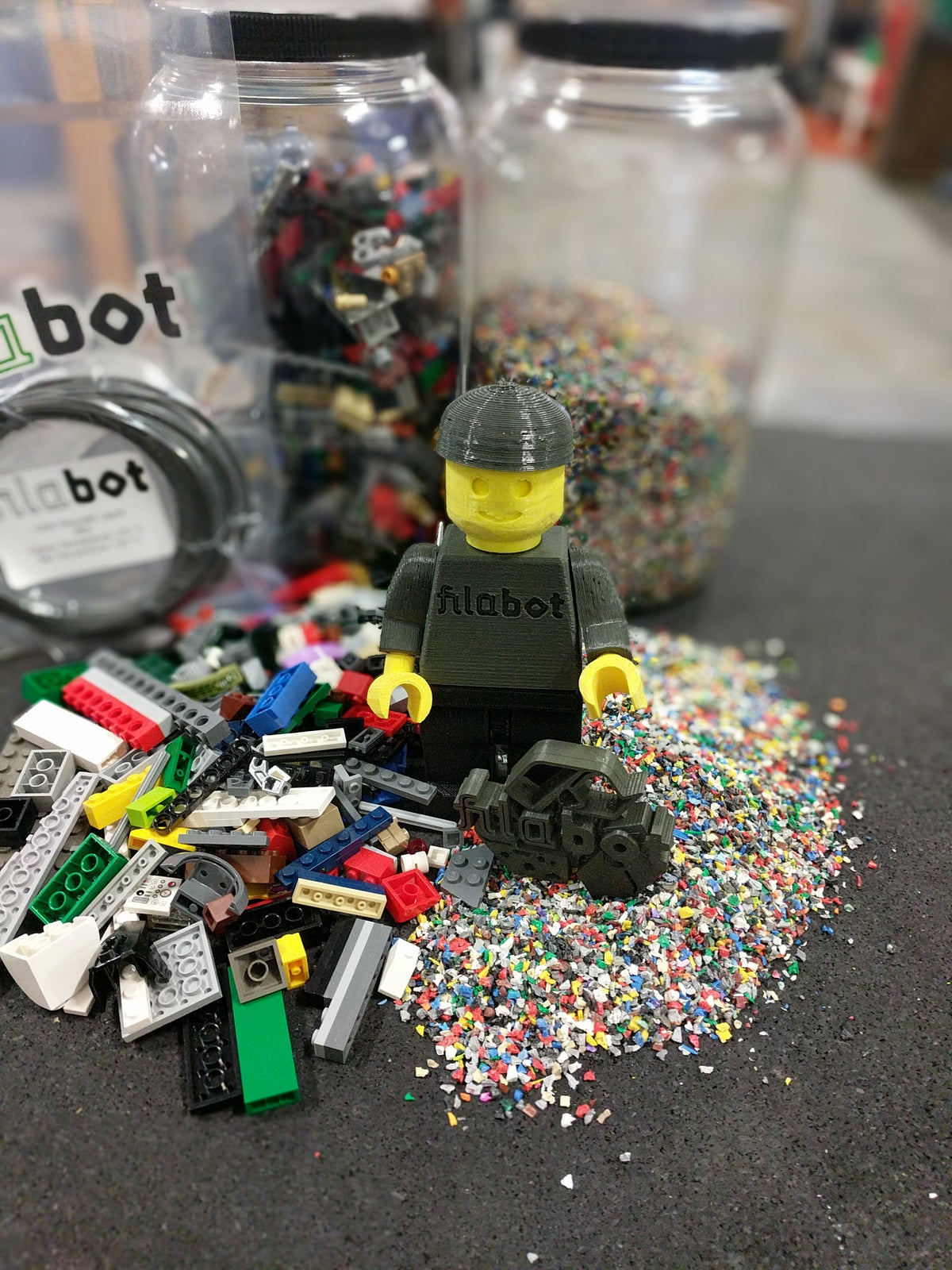 Recycling Lego Bricks into Filament for 3D Printing