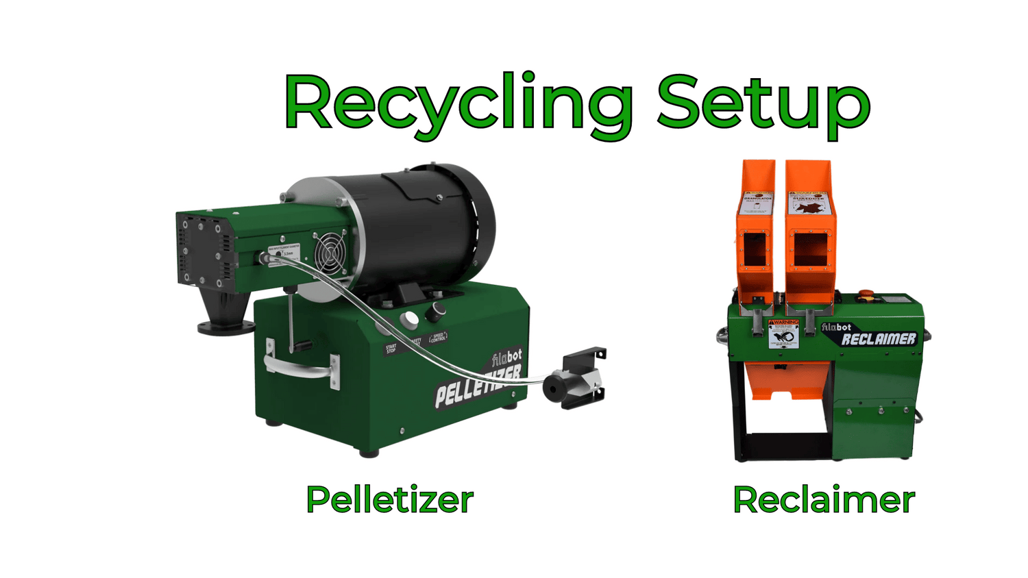 Filabot Recycling Setup